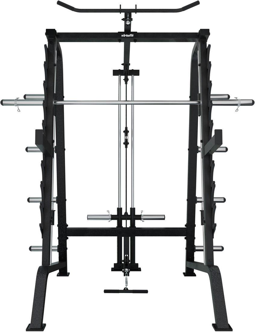 VirtuFit SM100 Smith Machine - Avec Station à Poulies - Station de ...